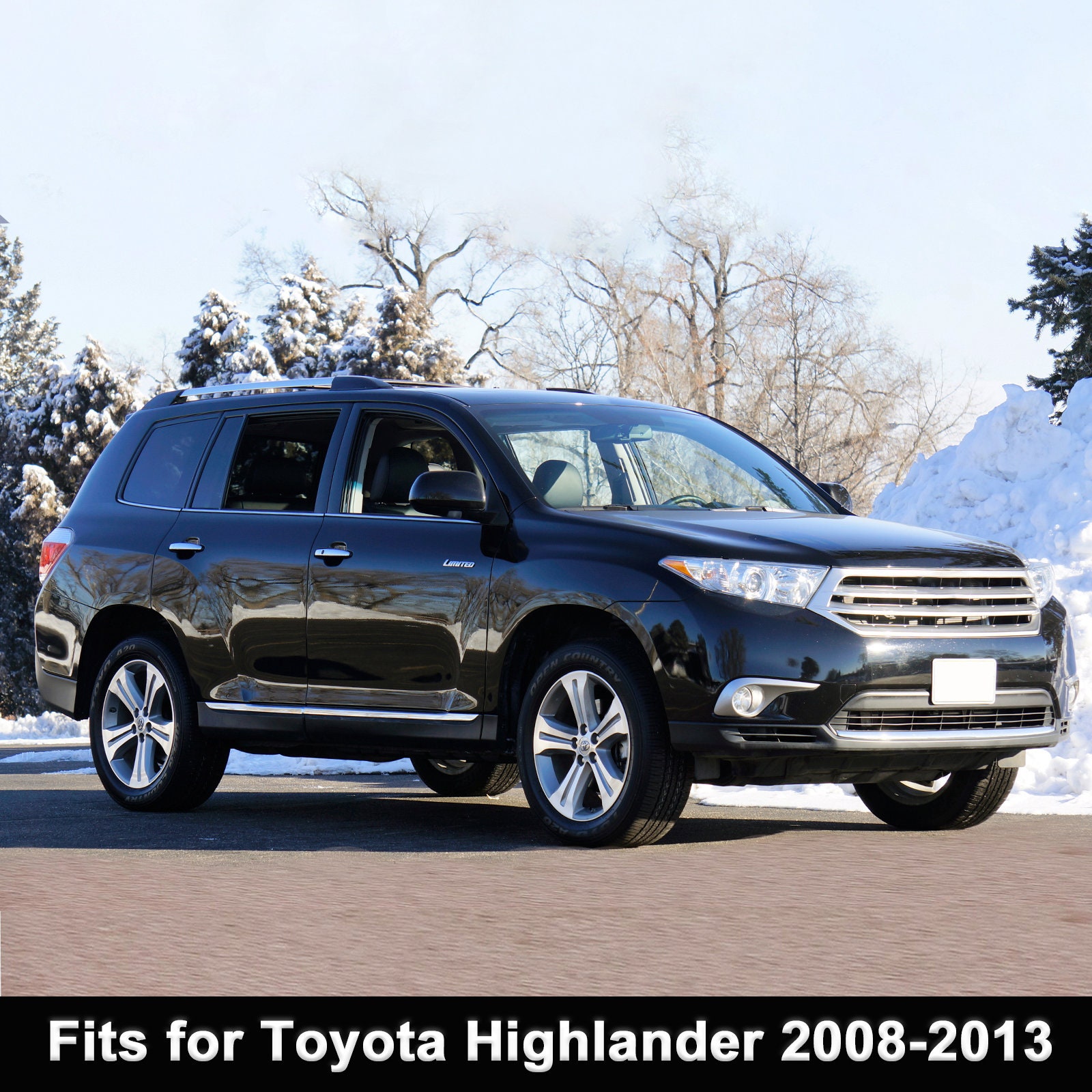 Fits Toyota Highlander 2008-2013 Vinyl Leather Center Console Lid ...