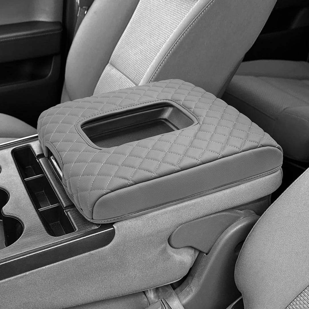 Center Console Lid Armrest Cover Pad for 2014-2018 Chevy Silverado GMC ...