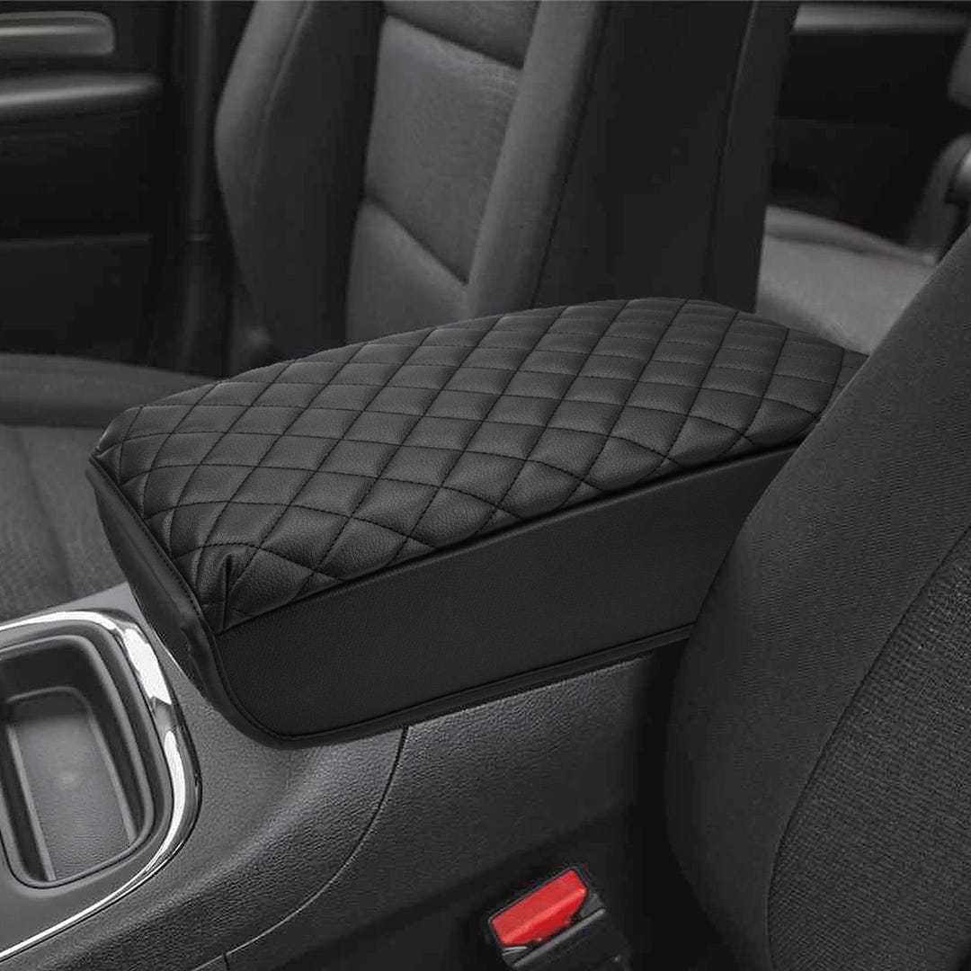 Fit 2011-2020 Jeep Grand Cherokee PU Leather Middle Center Console Lid ...