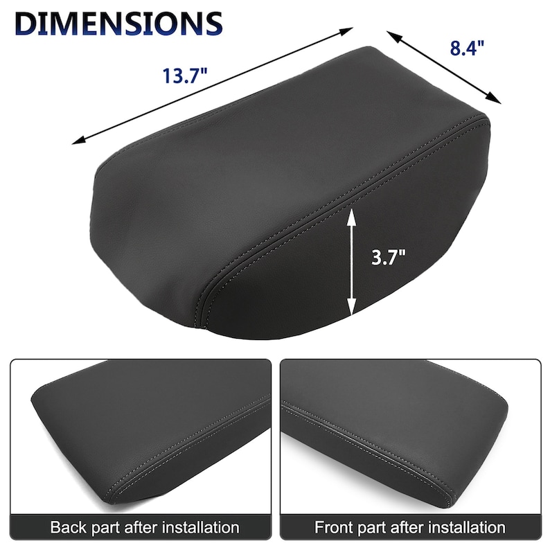 Fits Toyota Highlander 2008-2013 Vinyl Leather Center Console Lid ...