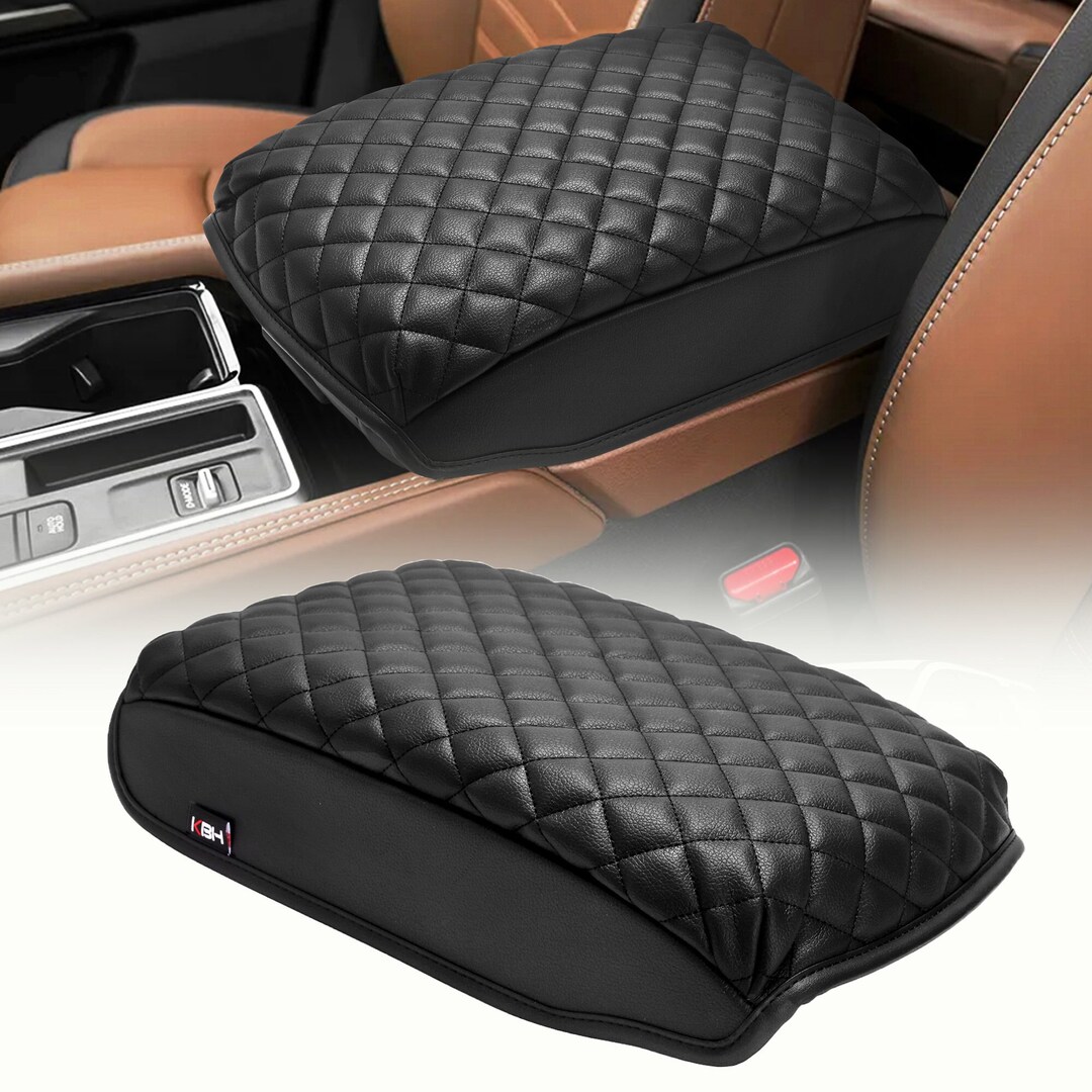 Fits 2022-2023 Nissan Pathfinder PU Leather Middle Center Console Lid ...