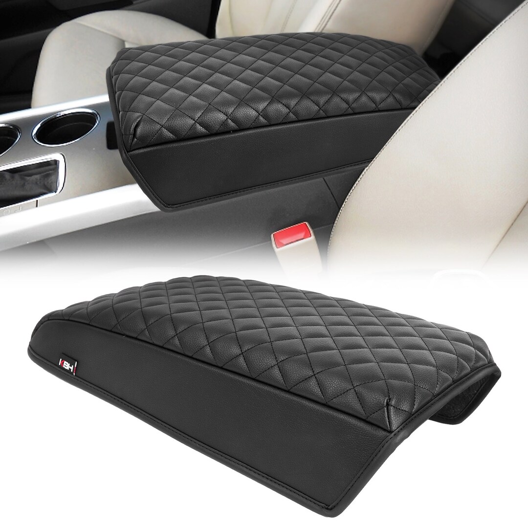 Fits Ford Edge 2011-2014 PU Leather Middle Center Console Lid Armrest ...