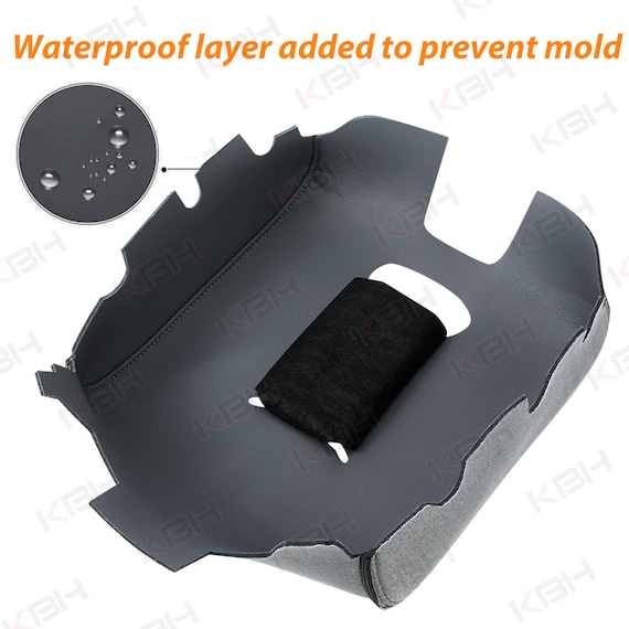 Fits Chevy Silverado GMC Sierra 2014-2019 Leather Center Console Lid ...