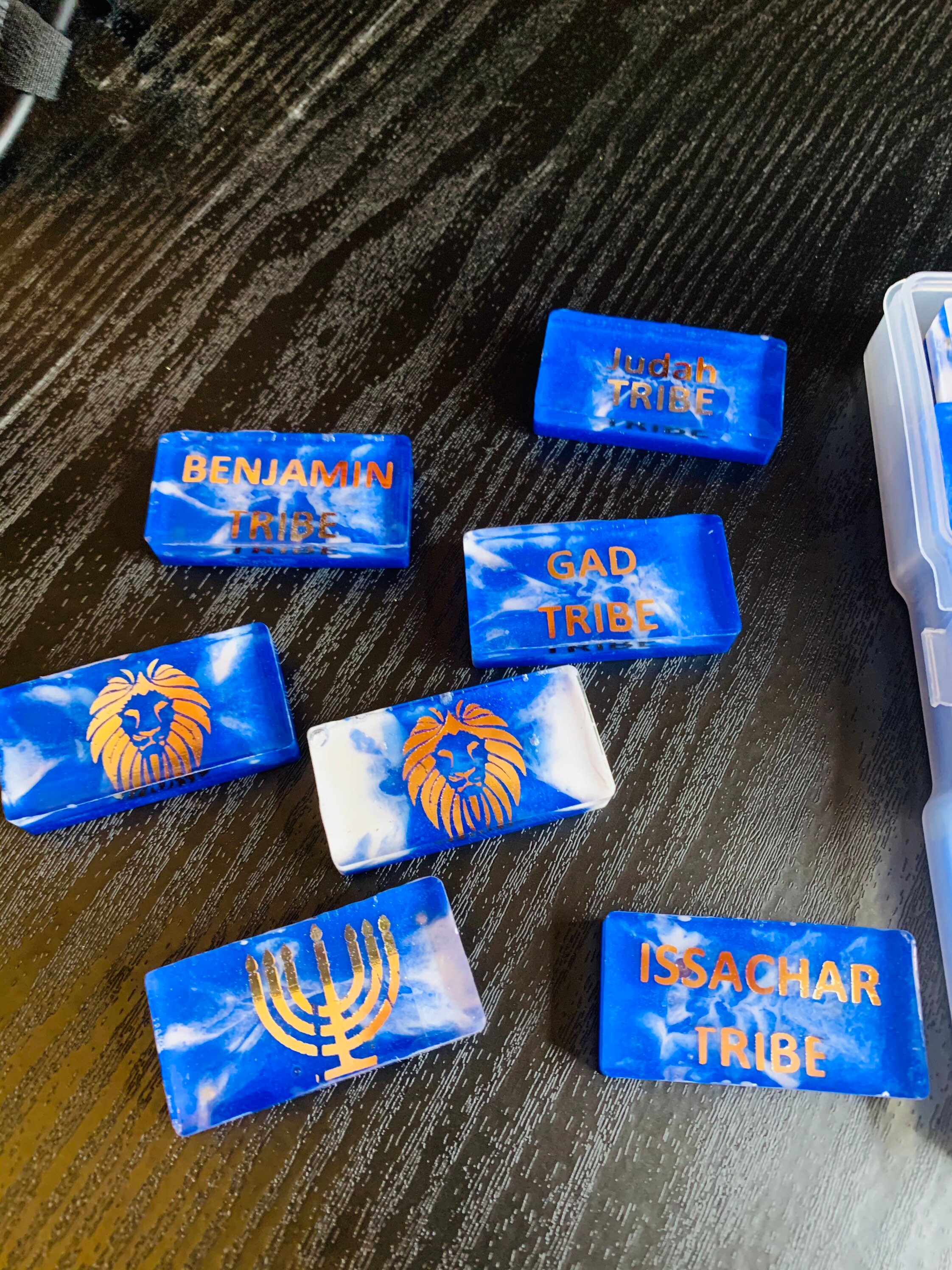 12 Tribes of Israel Domino Set - Etsy
