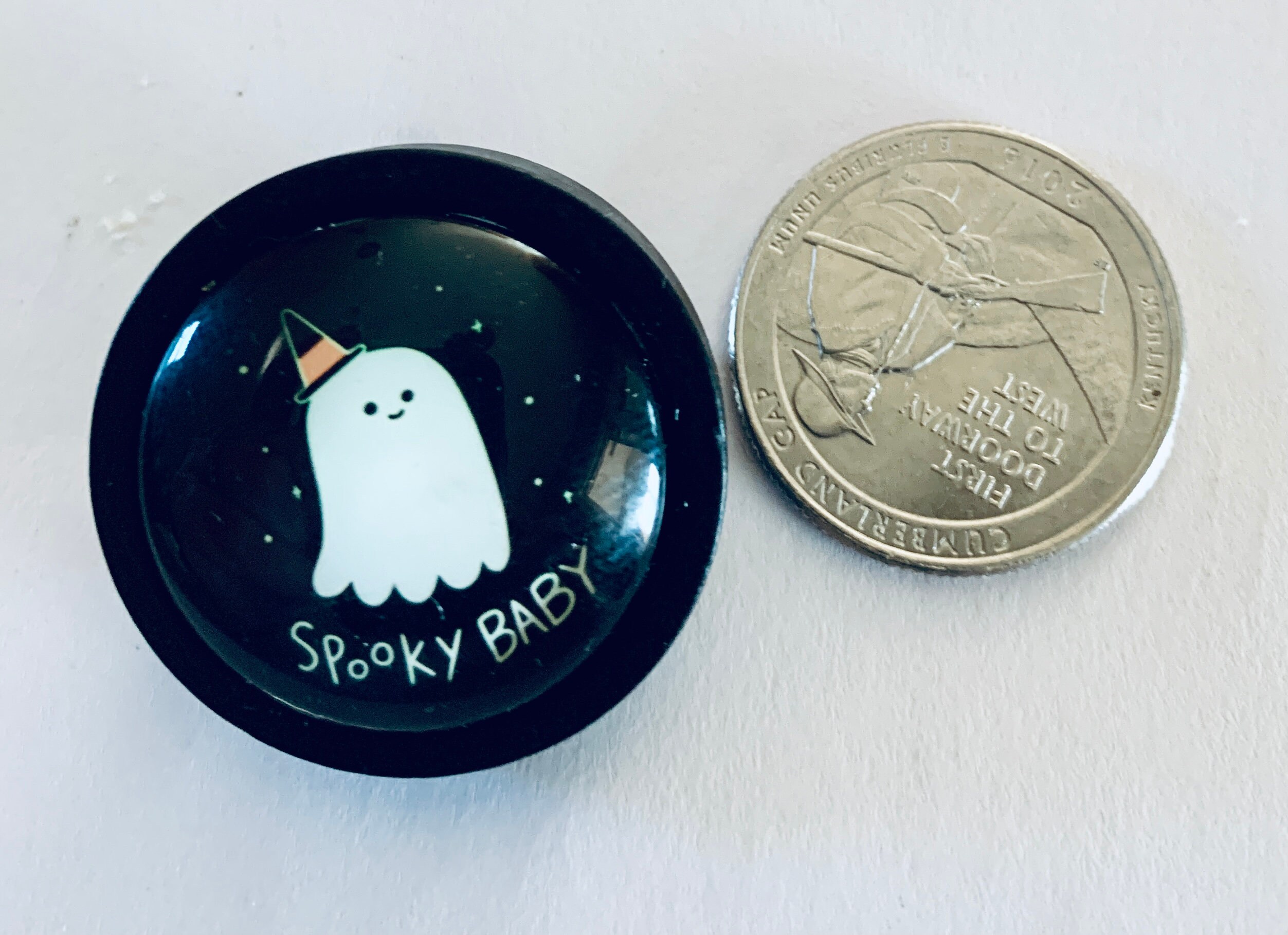 Halloween Pin Spooky Baby Pin Ghost Pin Fun October Pin - Etsy UK