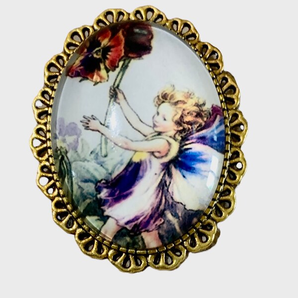 Fairy Brooch - Etsy