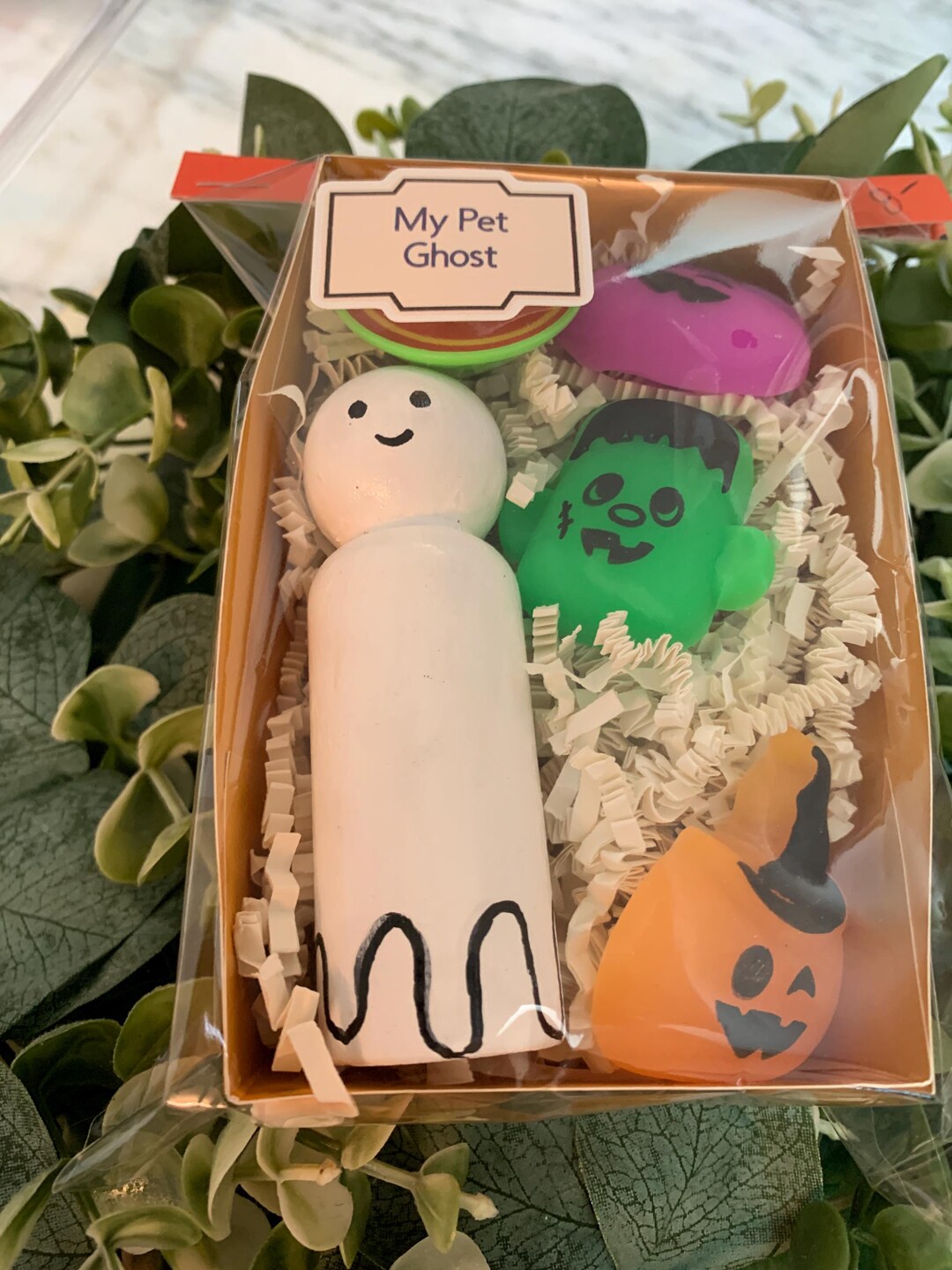 My Pet Ghost Set, Peg Doll, Mochi, Gift Set - Etsy