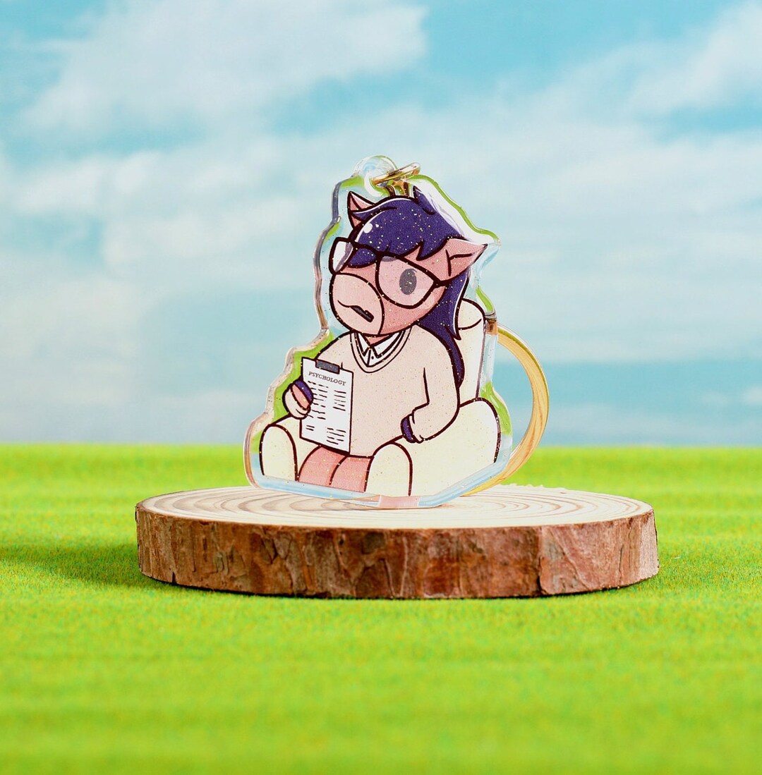 Chibi Psychology Billy Epoxy Keychain Double-sided Acrylic Epoxy Charm ...
