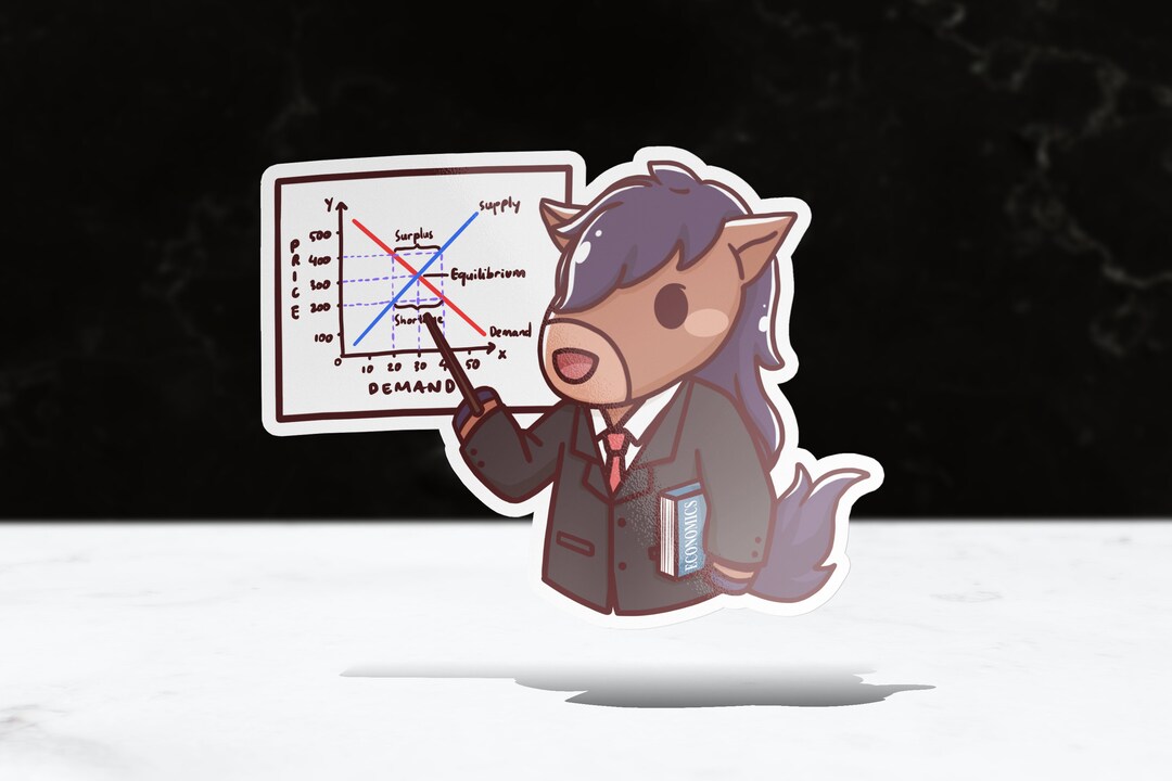 Chibi Economics Sticker CPP Cal Poly Pomona Vinyl Waterproof Laptops ...