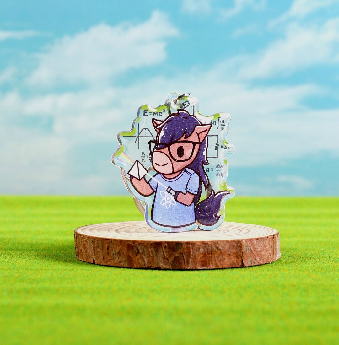 Chibi Physics Billy Epoxy Keychain Double-sided Acrylic Epoxy Charm ...