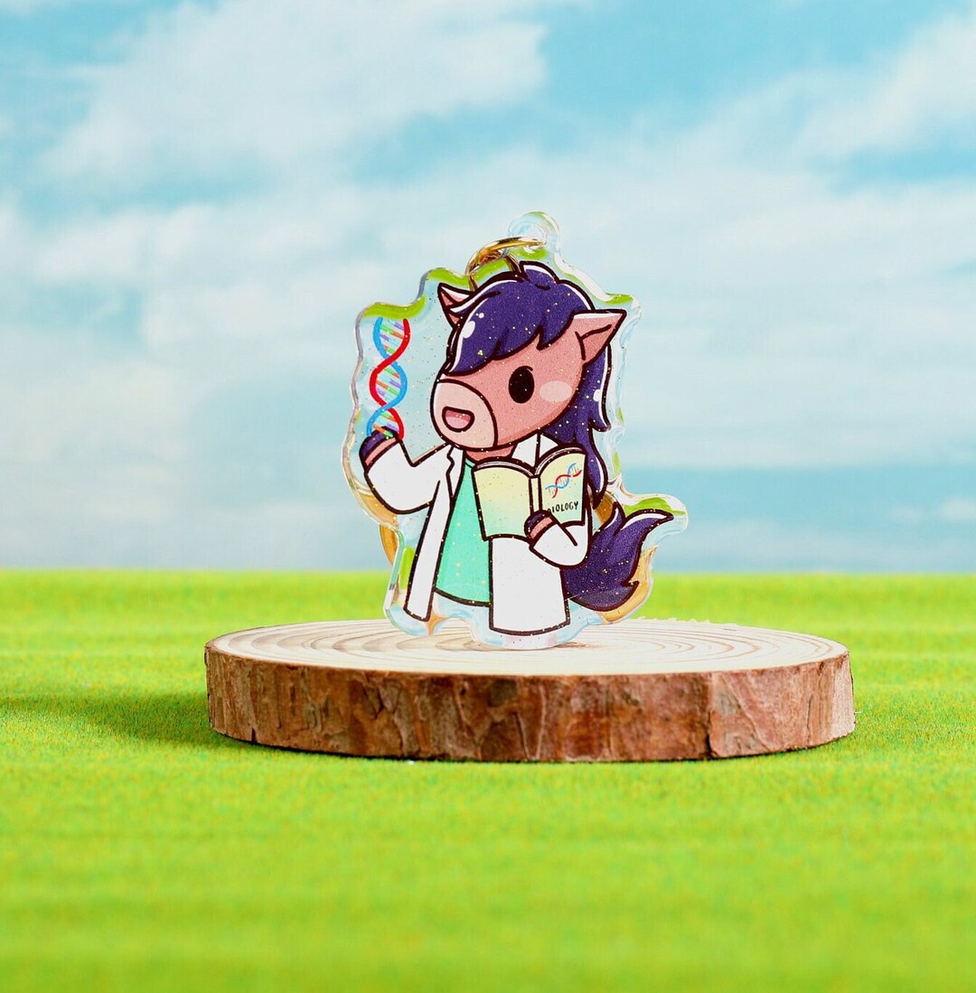 Chibi Biology Billy Epoxy Keychain Double-sided Acrylic - Etsy