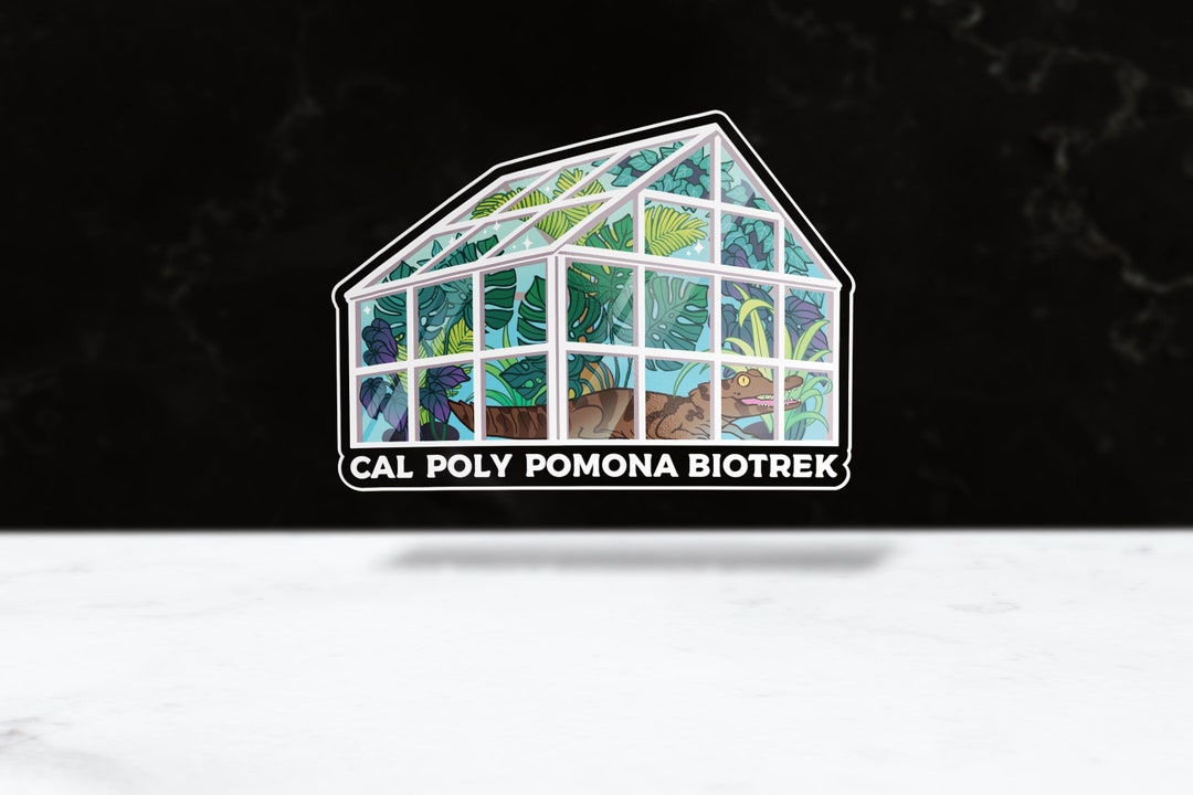 CPP BioTrek Sticker / Transparente / Cal Poly Pomona - Etsy España