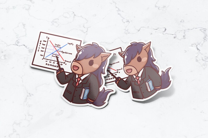 Chibi Economics Sticker CPP Cal Poly Pomona Vinyl - Etsy