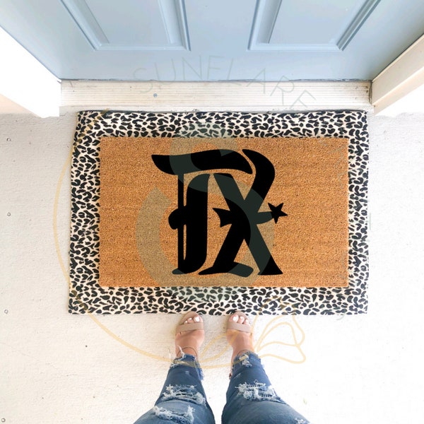 Texas Doormat - Etsy