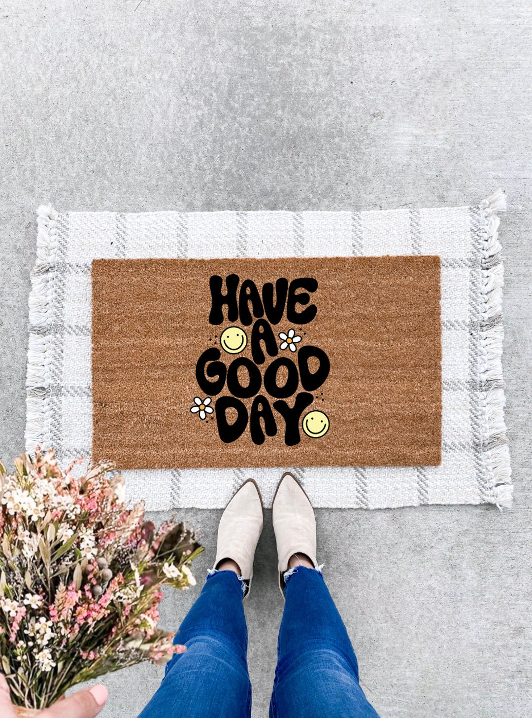 Have A Good Day Welcome Doormat - Etsy