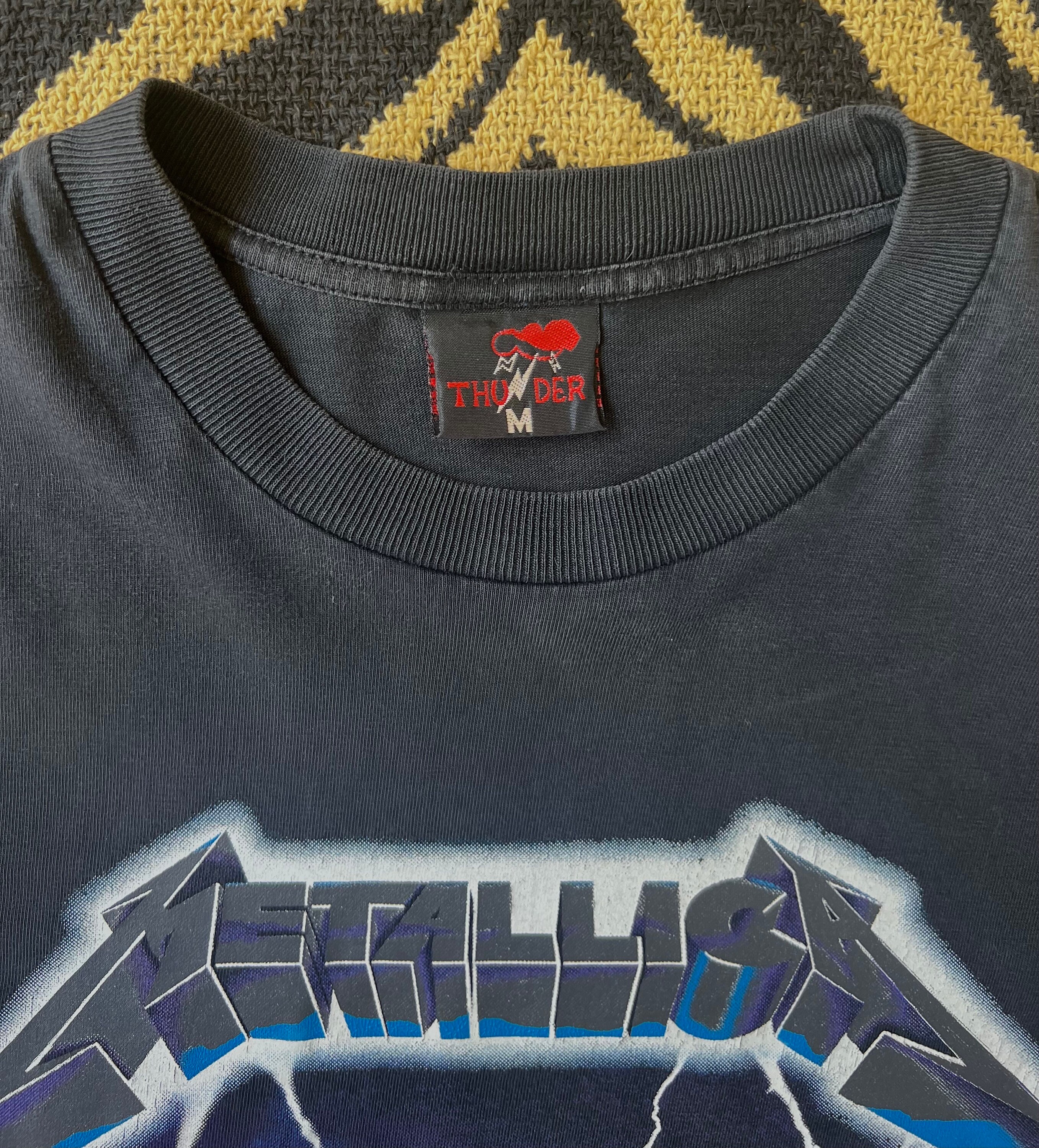 1994 Metallica Ride the Lightning Double-sided Vintage T-shirt - Etsy