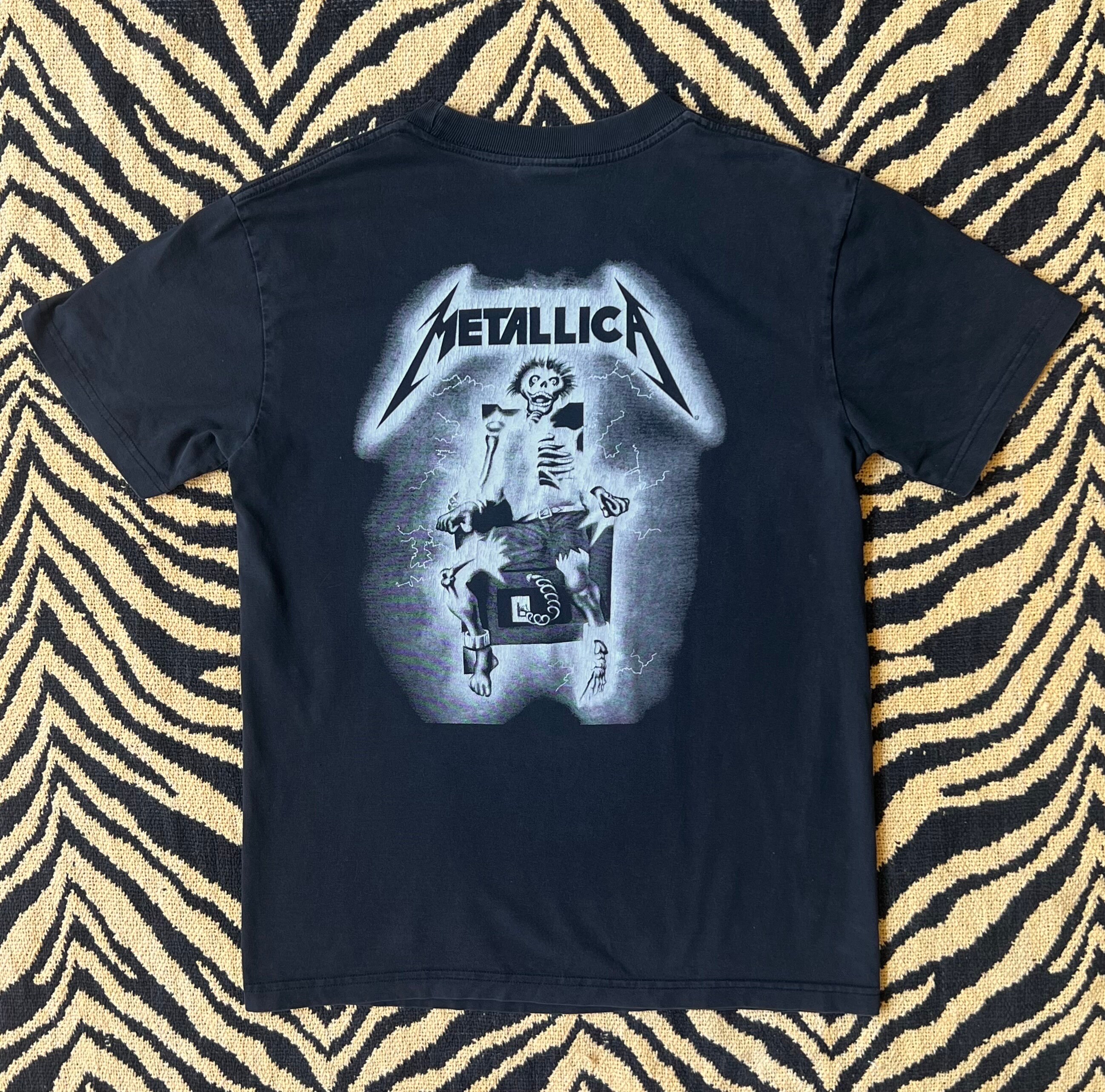 1994 Metallica Ride the Lightning Double-sided Vintage T-shirt - Etsy