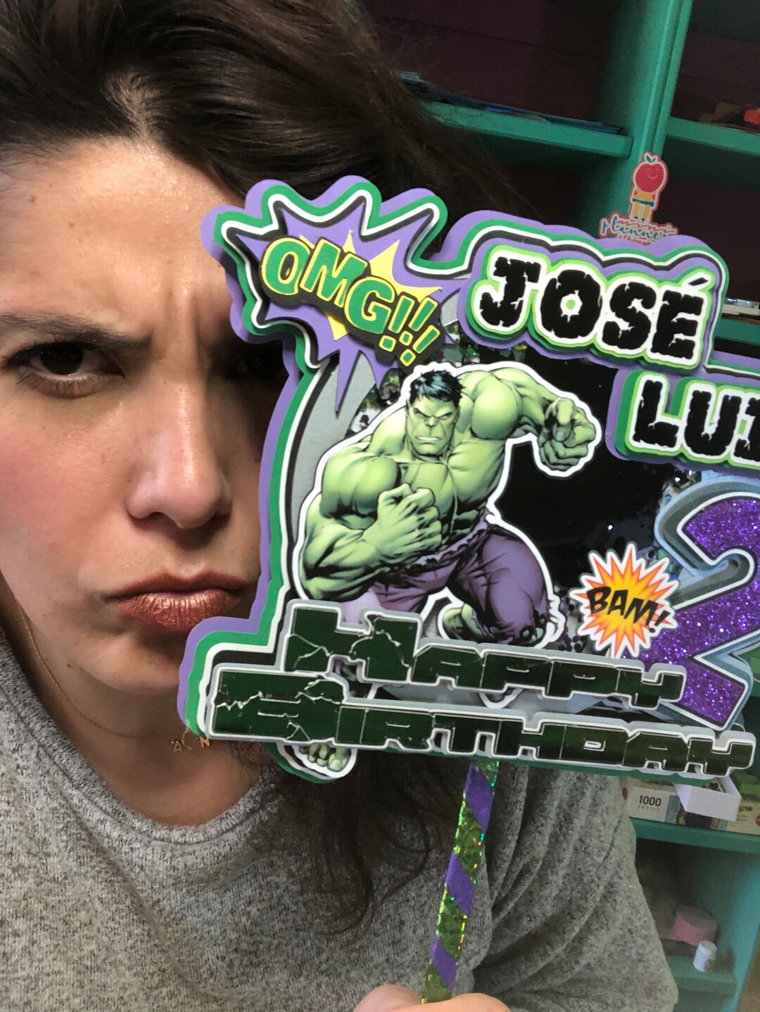 Hulk, Cake Topper, Hulk Party, Cake Topper Elements - Etsy