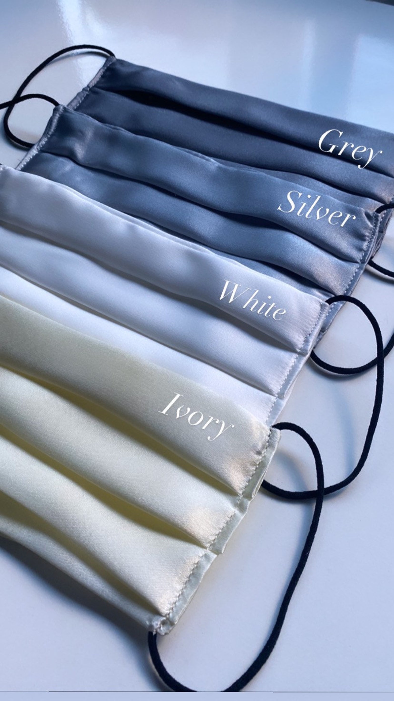 Super Soft Silky Satin Face Masks Made in the UK Washable and - Etsy