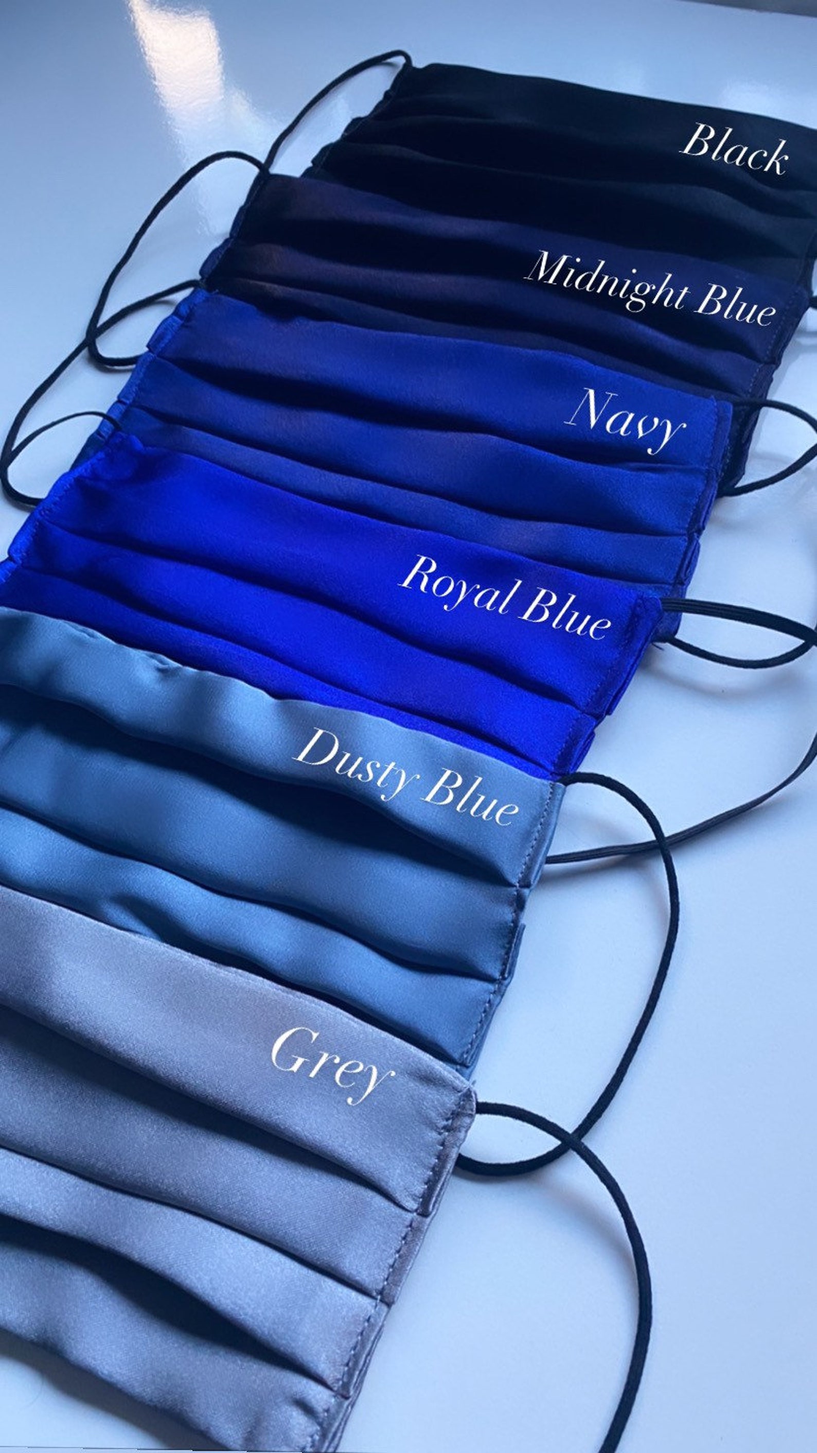 Super Soft Silky Satin Face Masks Made in the UK Washable and - Etsy