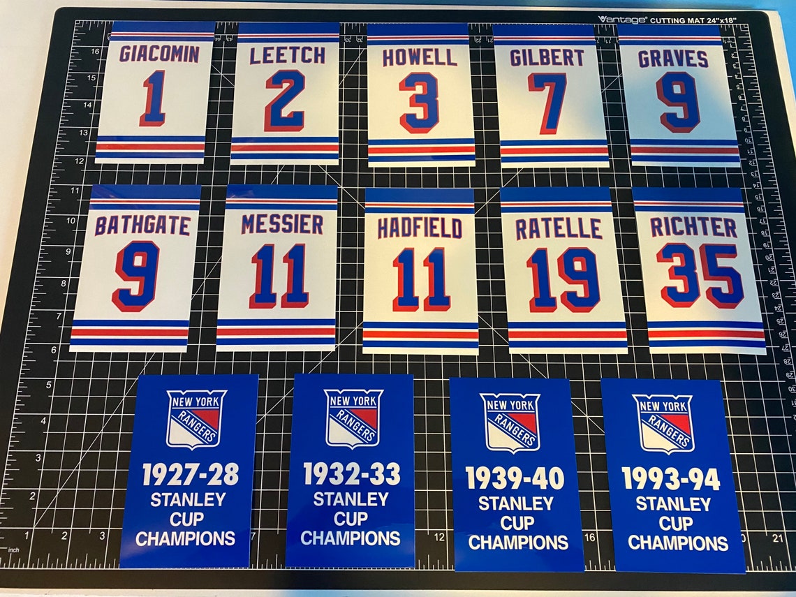 New York Rangers Replica Stanley cup and Retired number vinyl | Etsy New York Rangers Replica Stanley cup and Retired number vinyl | Etsy