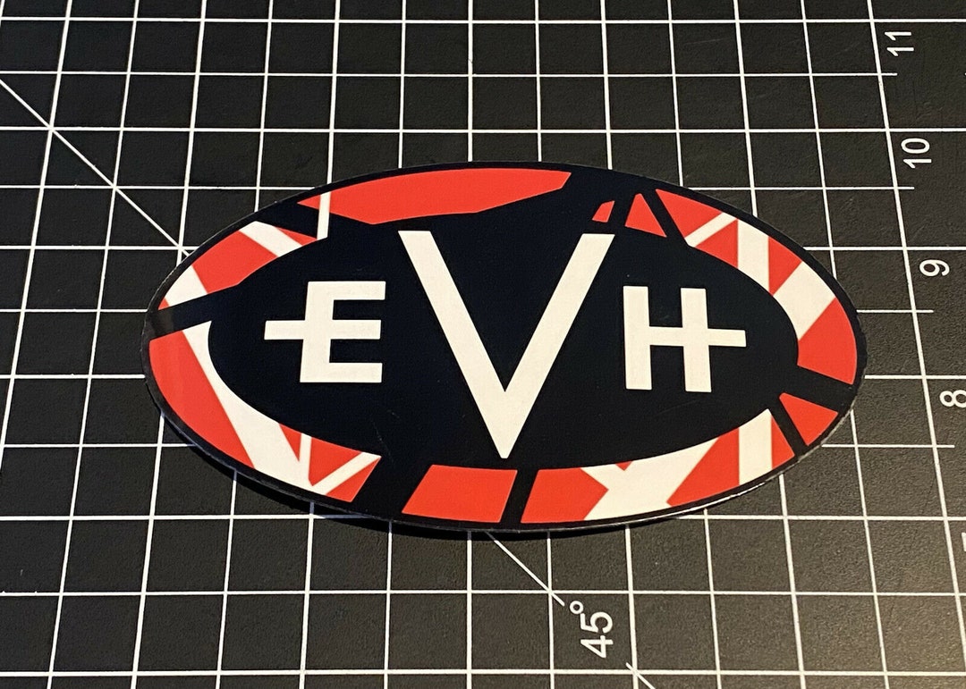 3 Sizes EVH Eddie Van Halen Decal Sticker Rock Guitar FREE - Etsy