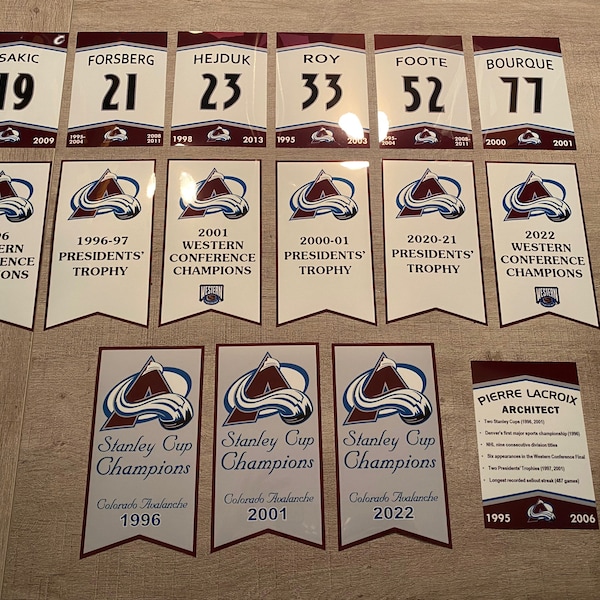 Colorado Avalanche Stanley Cup Decals - Etsy