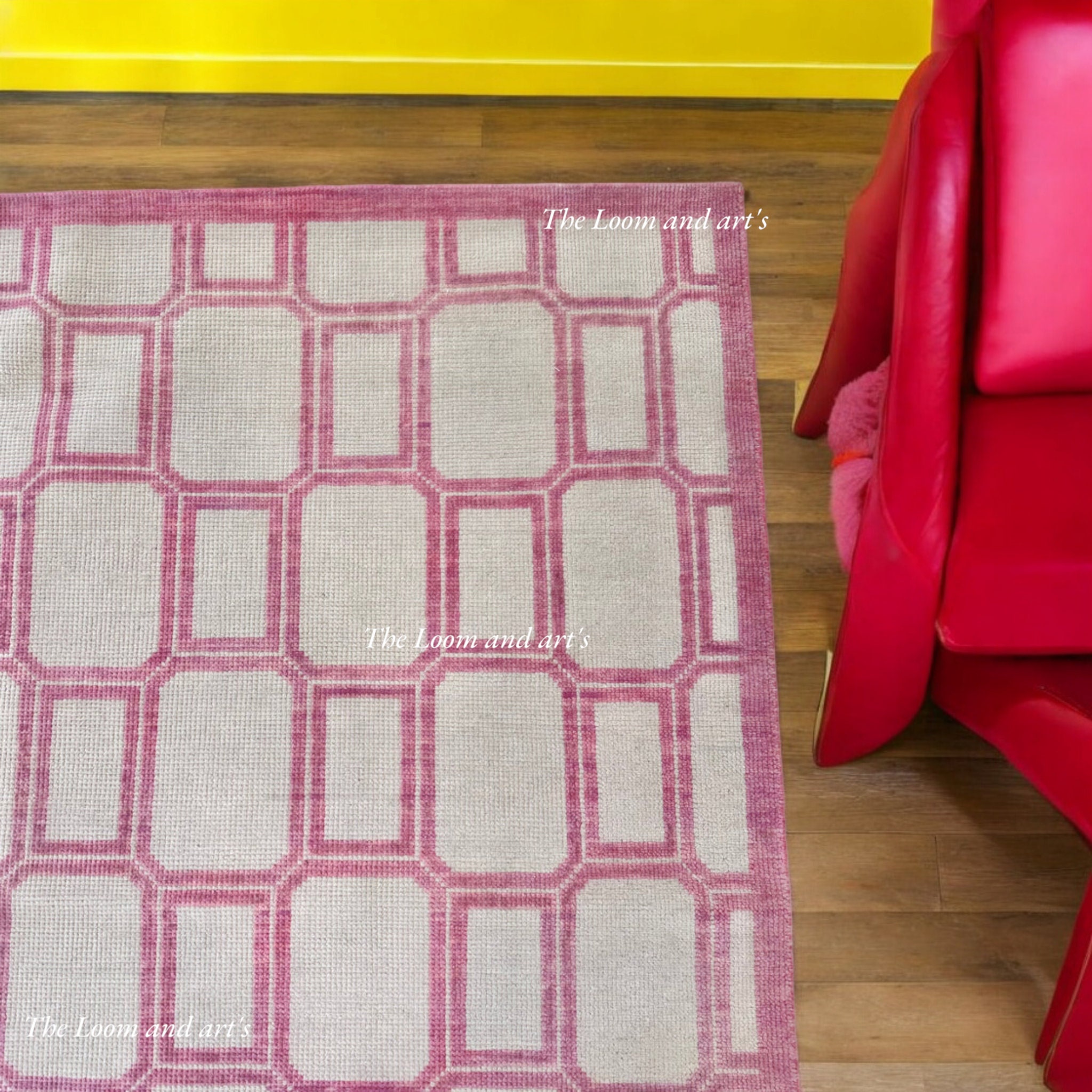 Pink Oushak Rug 9x12, Modern Area Oushak Rug, Oushak Rug 8x10, Living ...
