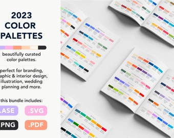 2024 Color Palettes for Branding, Design, Illustration, UI/UX Modern ...