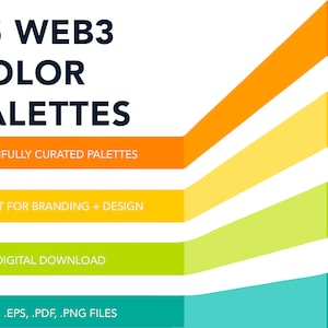 25 Web3 Color Palettes for Adobe - Design, Weddings, Painting - Modern ...