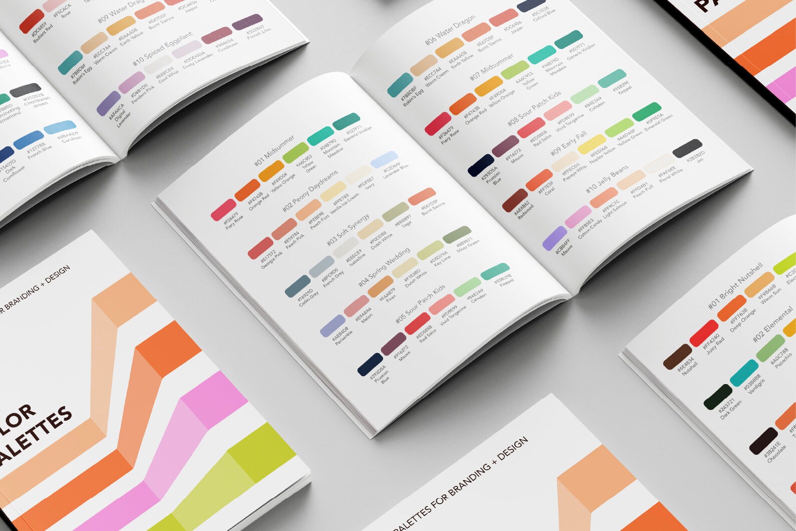 2024 Color Palettes for Branding, Design, Illustration, UI/UX Modern ...