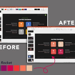 100 Color Palettes for Ms Office for Presentation Design, Excel Sheets ...