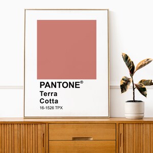 Pantone Terra Cotta Color Swatch Printable Fun Printable - Etsy