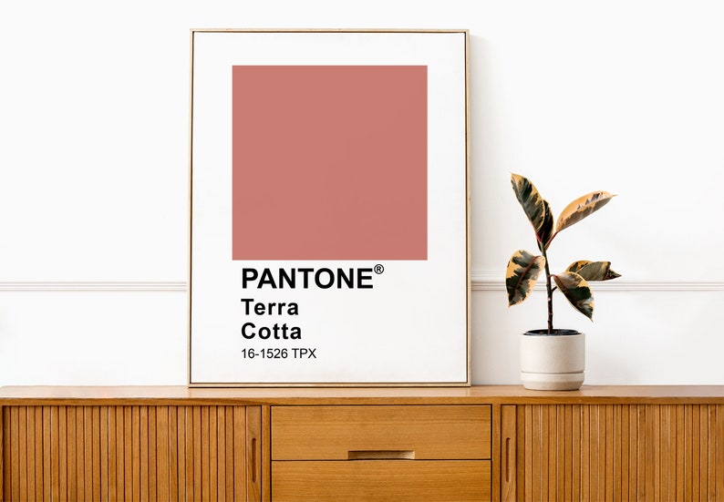 Pantone Terra Cotta Color Swatch Printable Fun Printable - Etsy