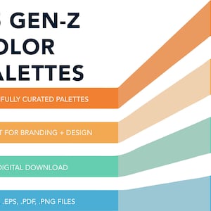 45 Gen Z Color Palettes For Branding, Design, Weddings, Painting Modern ...