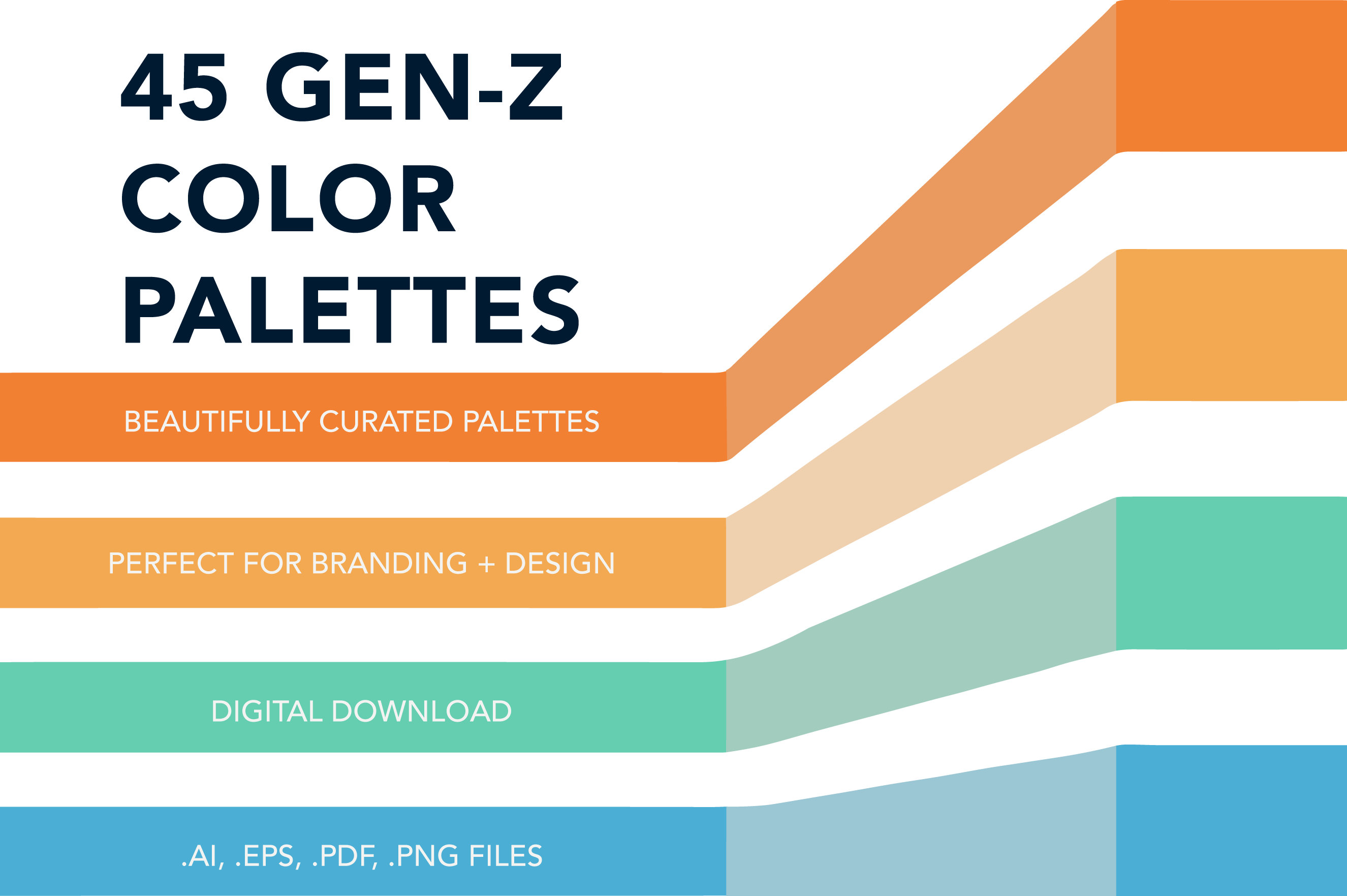 45 Gen Z Color Palettes for Branding, Design, Weddings, Painting ...