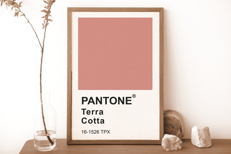 Pantone Terra Cotta Color Swatch Printable Fun Printable - Etsy