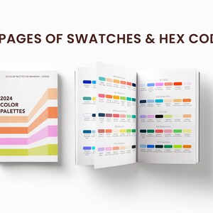 2024 Color Palettes for Branding, Design, Illustration, UI/UX - Modern ...