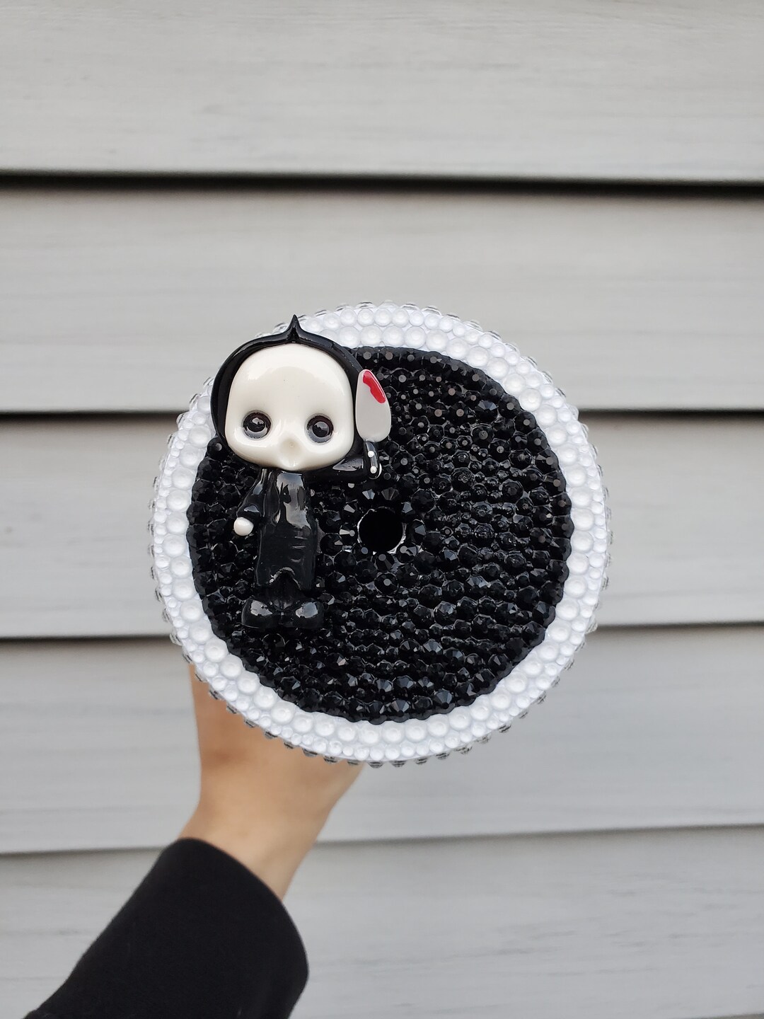 Ghostface Scream Horror Full Bling Rhinestone Tumbler Lid - Etsy