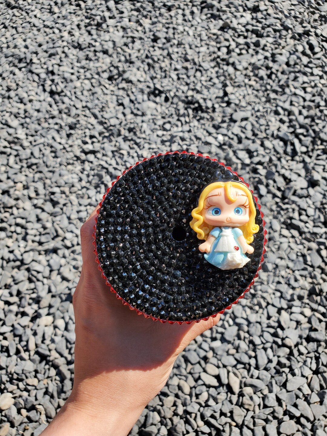Alice in Wonderland Full Bling Rhinestone Tumbler Lid - Etsy