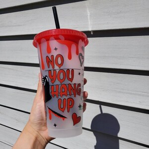 Ghostface Scream Halloween Horror Starbucks Cold Cup - Etsy