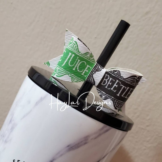 Bow Straw Topper : Beetle Juice Beetle Juice.......beetle - Etsy