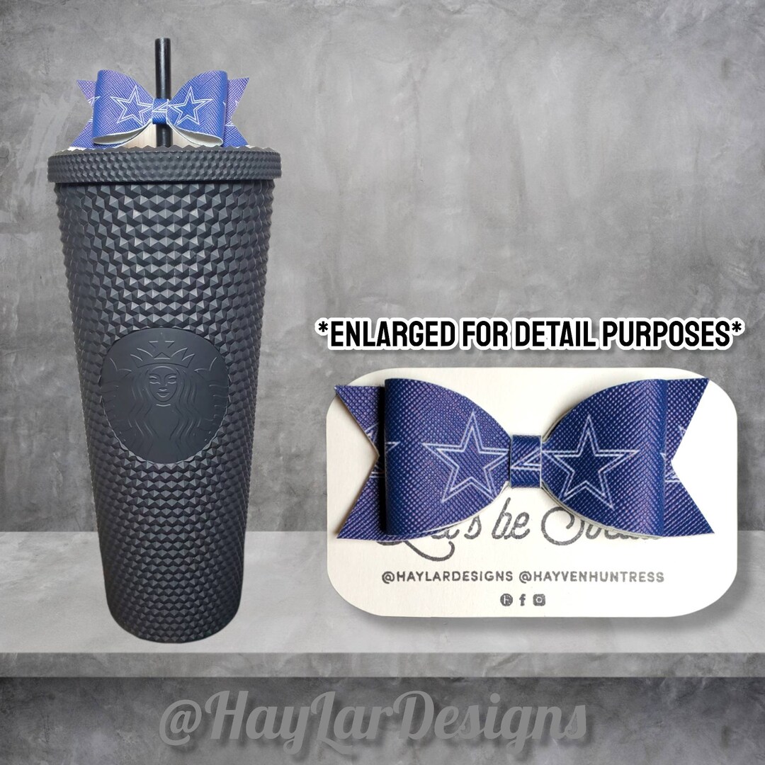 Handmade Bow Straw Topper : Cowboys Star - Etsy