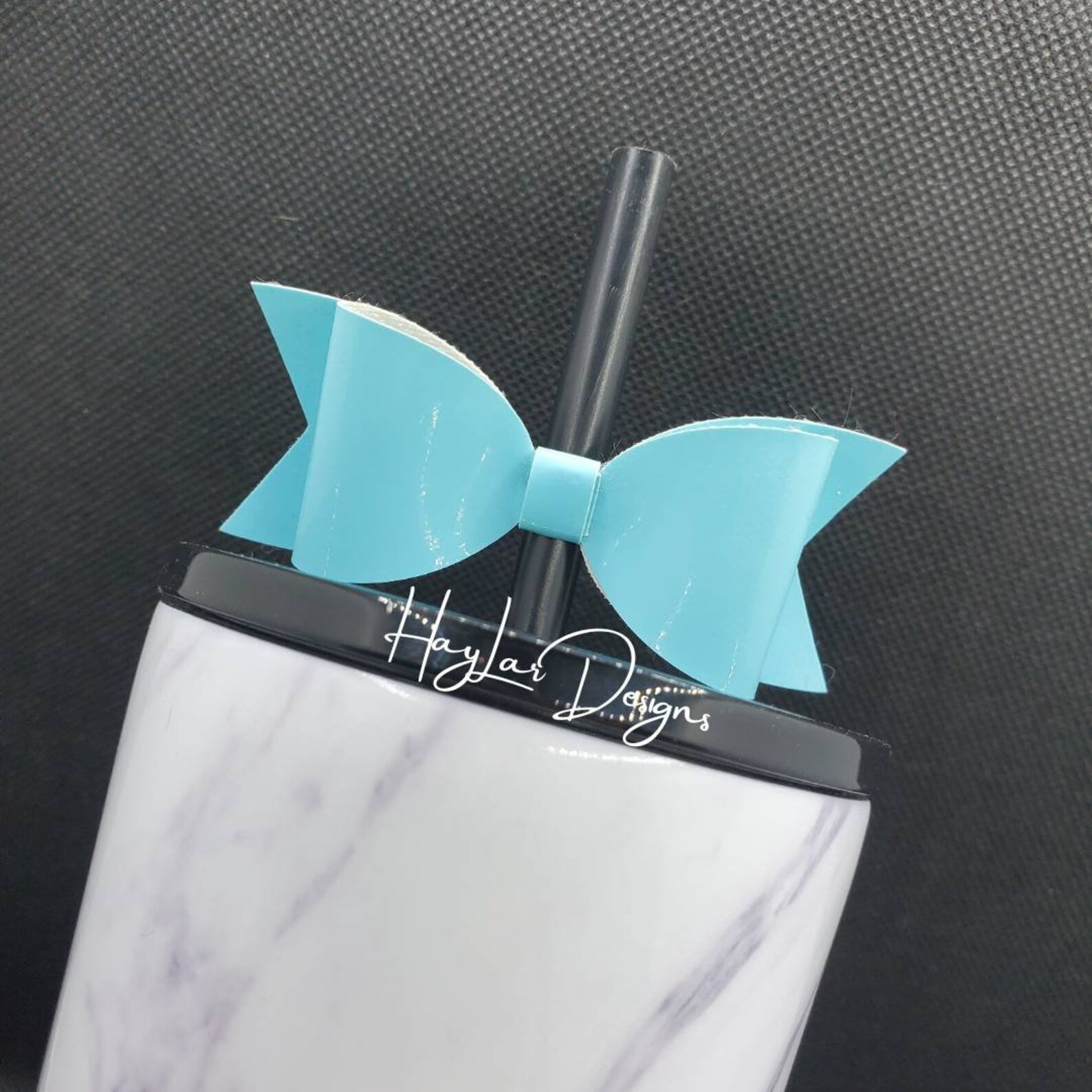 Handmade Bow Straw Topper : High Gloss Purple | Etsy