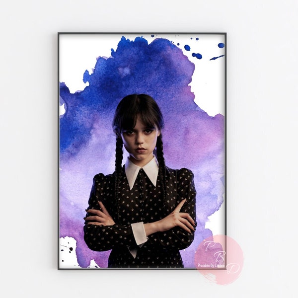 Wednesday Adams Poster - Etsy