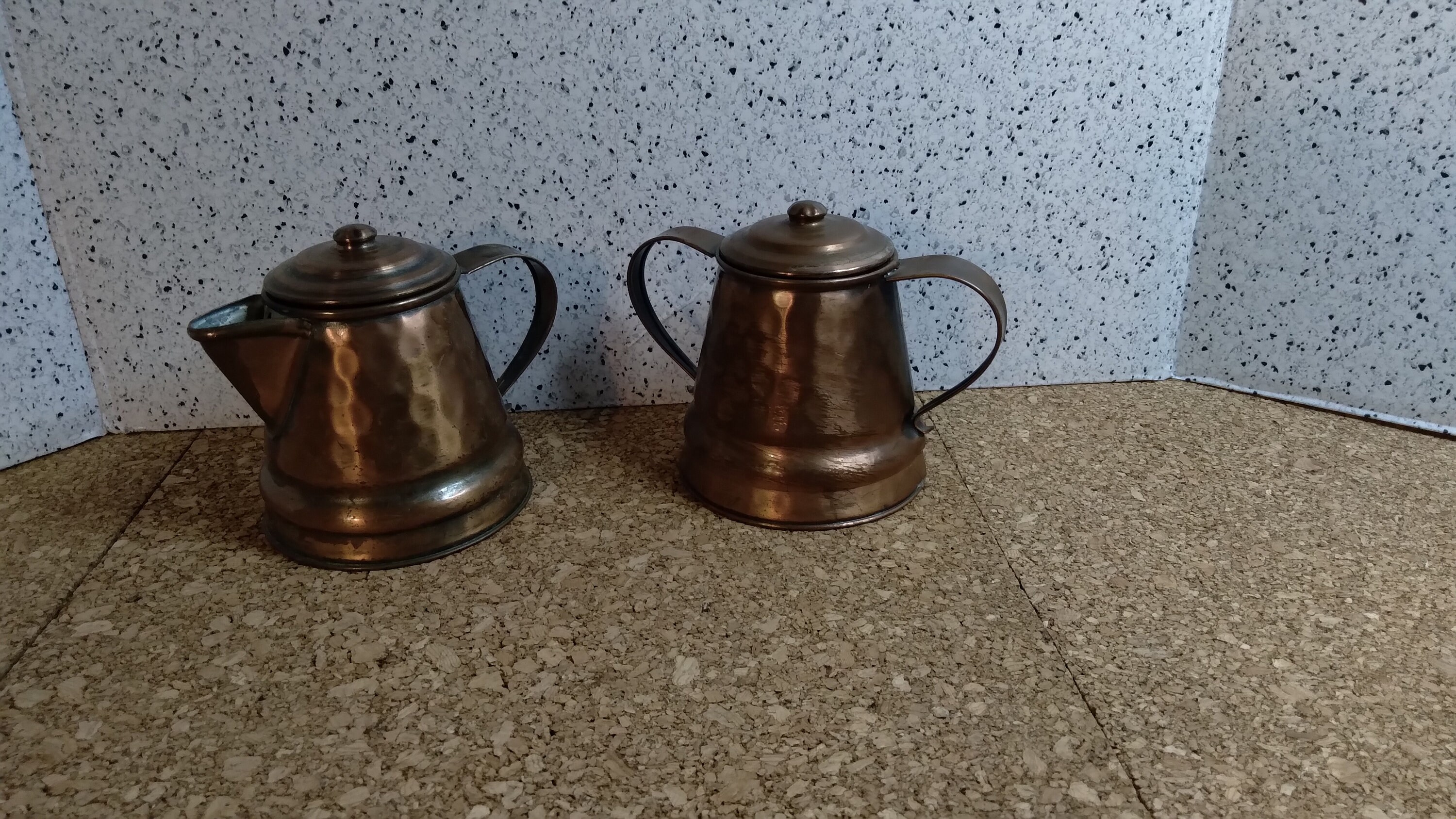 1 Pair Gregorian Hand Hammered Copper Creamer & Sugar Bowl - Etsy.de