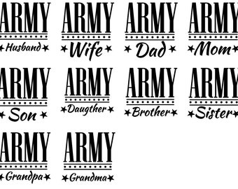 Army Dad Decal - Etsy