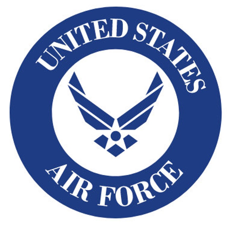 Air Force Decal, Air Force Flag Decal, Military Decal, Car Decal ...