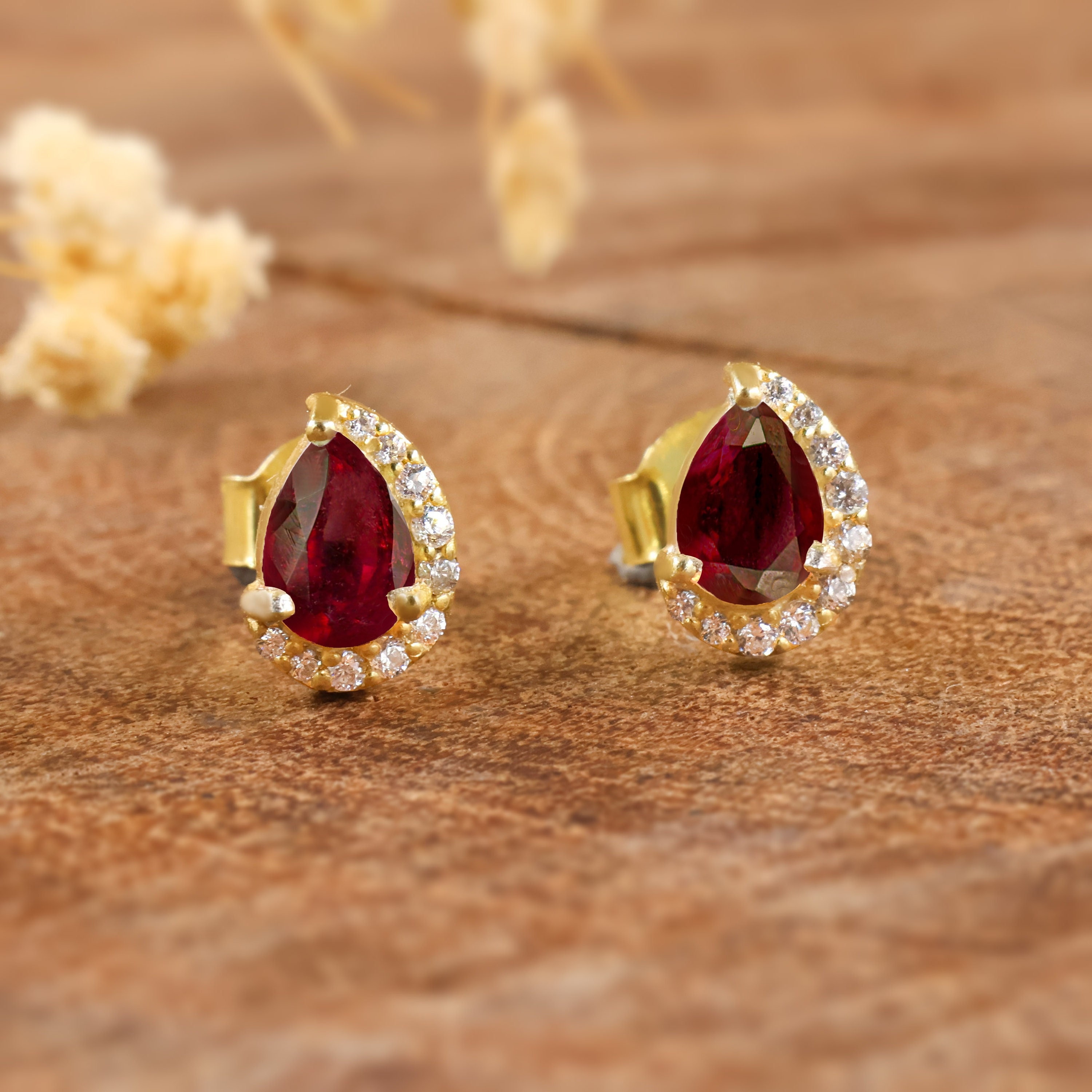 Natural Red Ruby Ring for Women, AAA Ruby Ring, Statement Ring ...