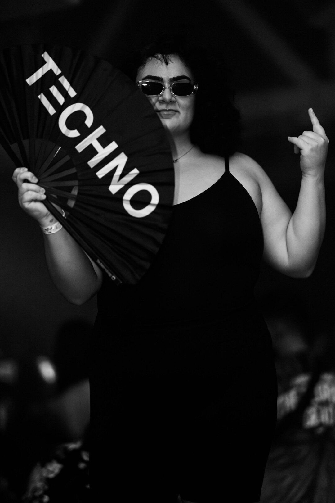 Techno Hand Fan - Etsy